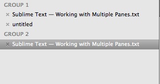 Sublime Text — Working with Multiple Panes - Macdrifter